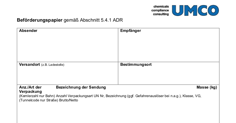 Gefahrguttransport Punkteberechnung Nach Beförderungskategorien Und